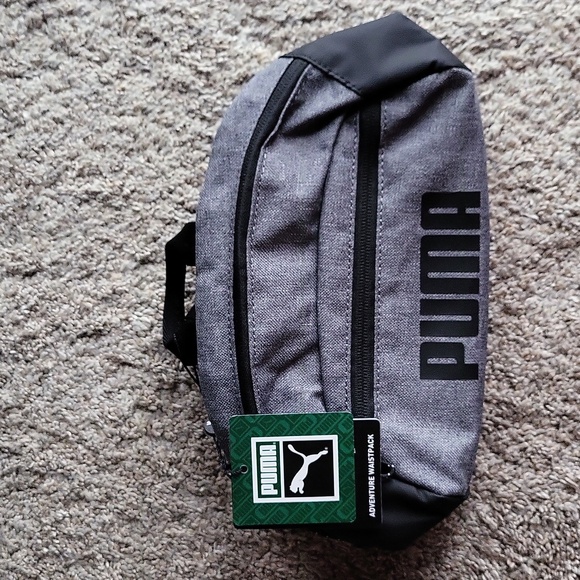 Puma | Bags | Nwt Puma Gray And Black Adventure Waistpack | Poshmark